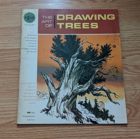 The Grumbacher Library | Office | Vintage How To Draw Trees Art Book ...